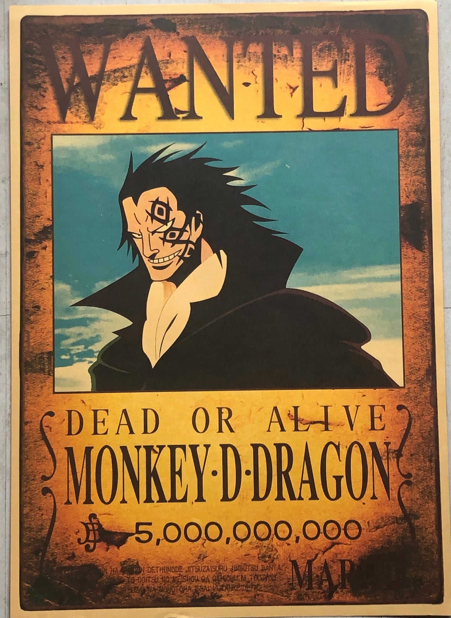 monkey d dragon bounty